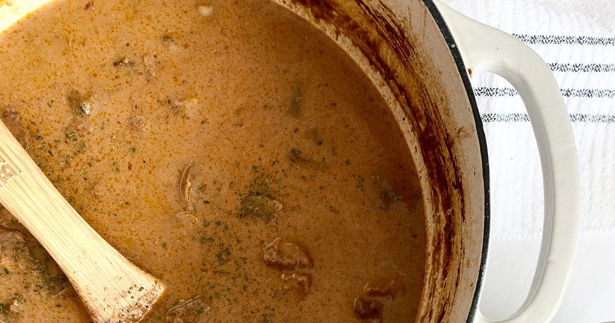Dutch Oven Steak Diane | Ally's Sweet & Savory Eats