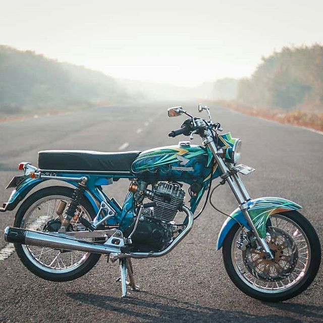 20 Gambar HD Modifikasi Honda CB 100 Airbrush Terbaru 2020