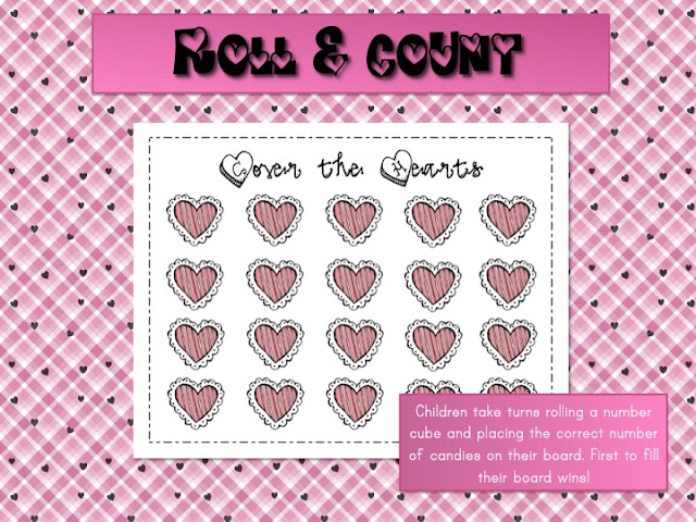 Mrs. Ricca's Kindergarten: Valentine Math & Literacy Centers {Freebies}