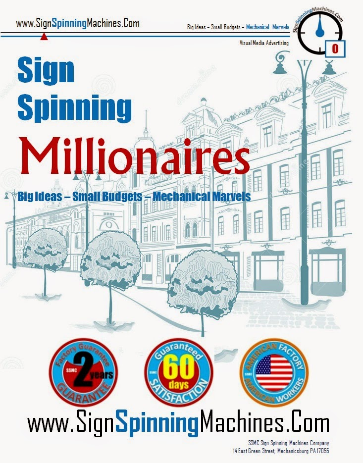 Sign Waving Sign Spinning Machine Robot Spinners Advertising Signs ...