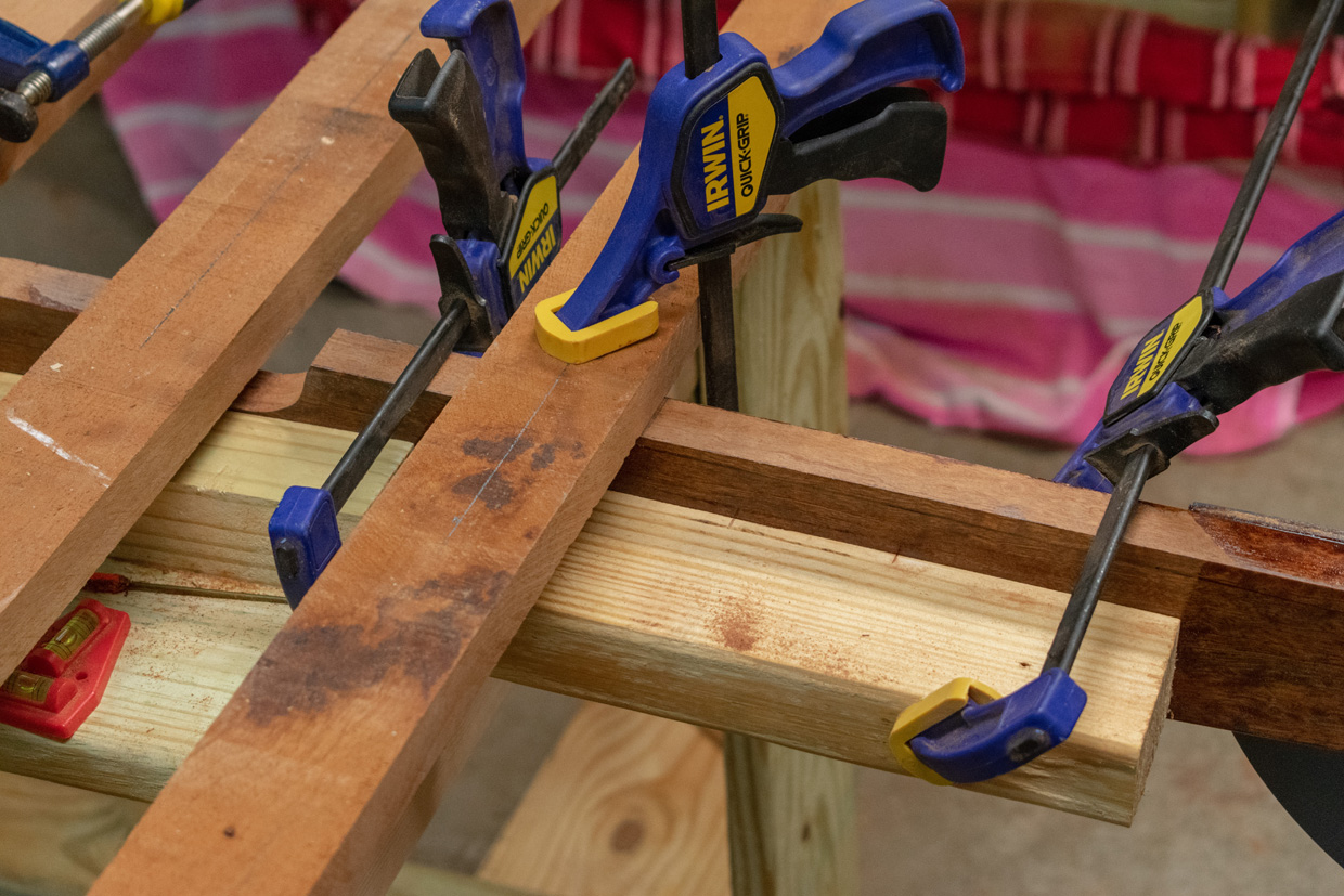 Michael's Boatbuilding Blog: Cutting notches for the floor battens