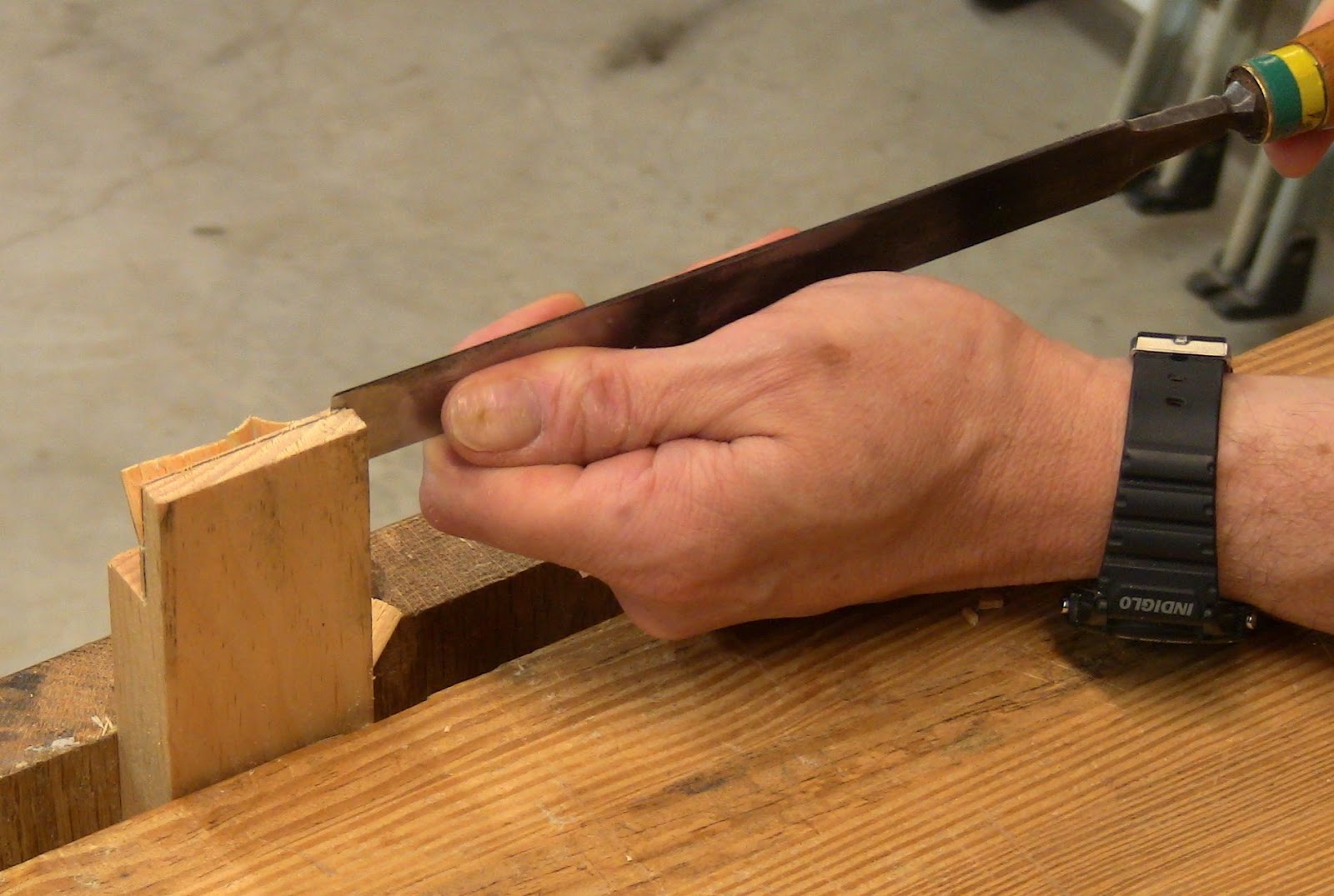 Close Grain: Four-Stroke Tenoning Exercise