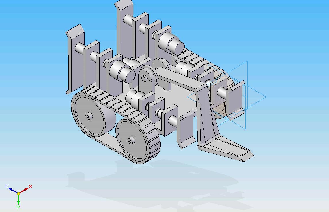 ROHIT KADAM: War robot using chain-sprocket as a drive