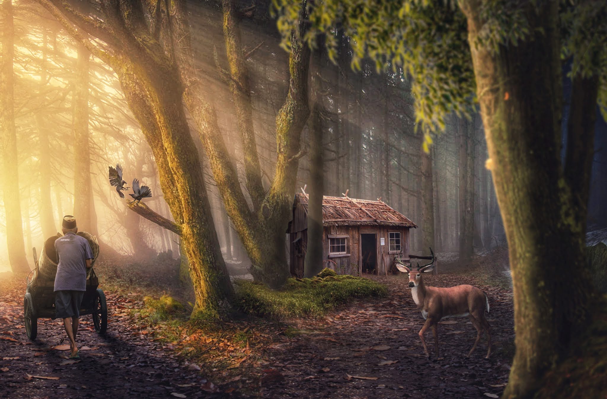 Visual art tutorials: Human Interest - photoshop manipulation