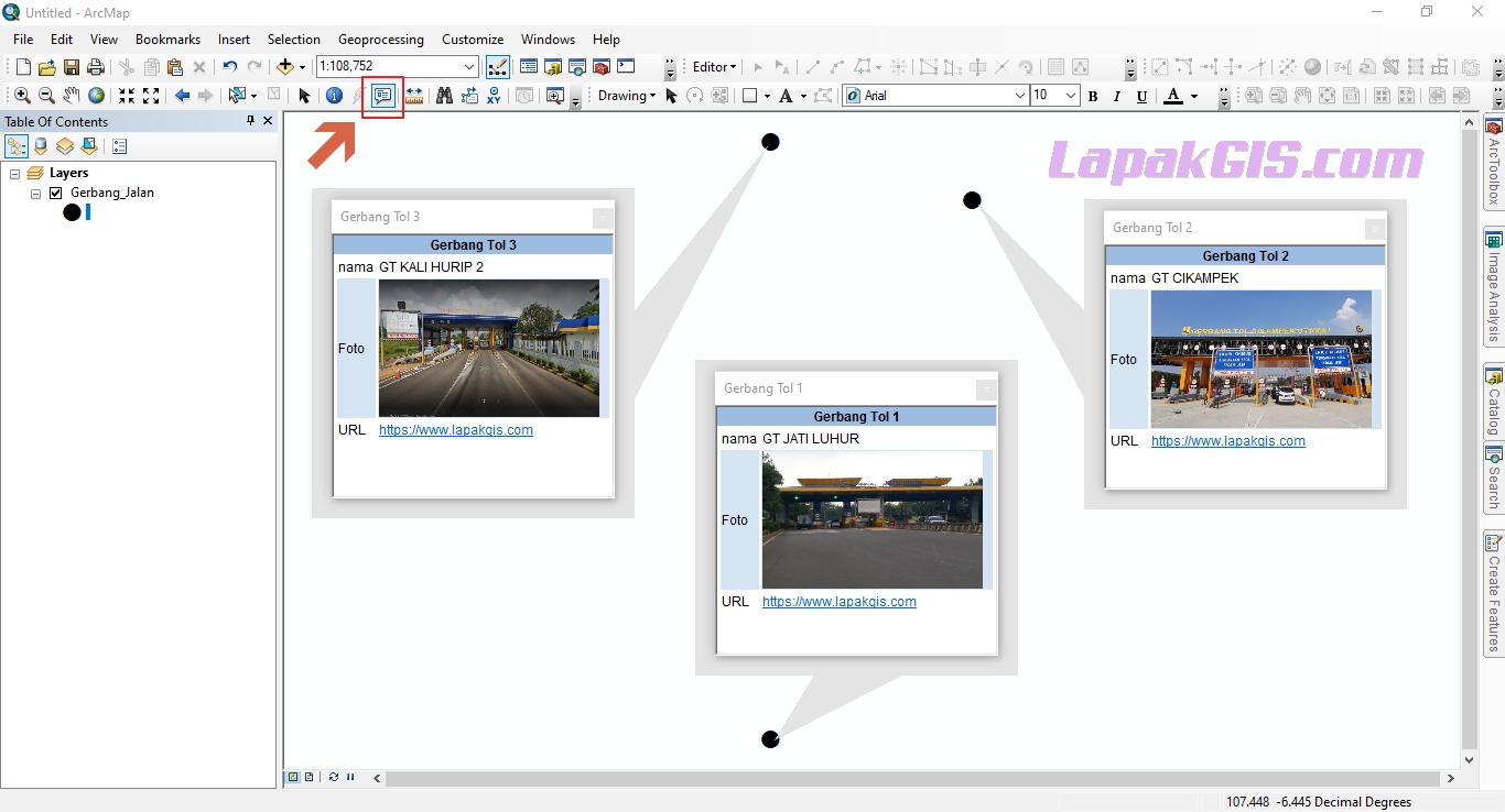 Cara Membuat HTML Popup pada ArcGIS - Lapak GIS