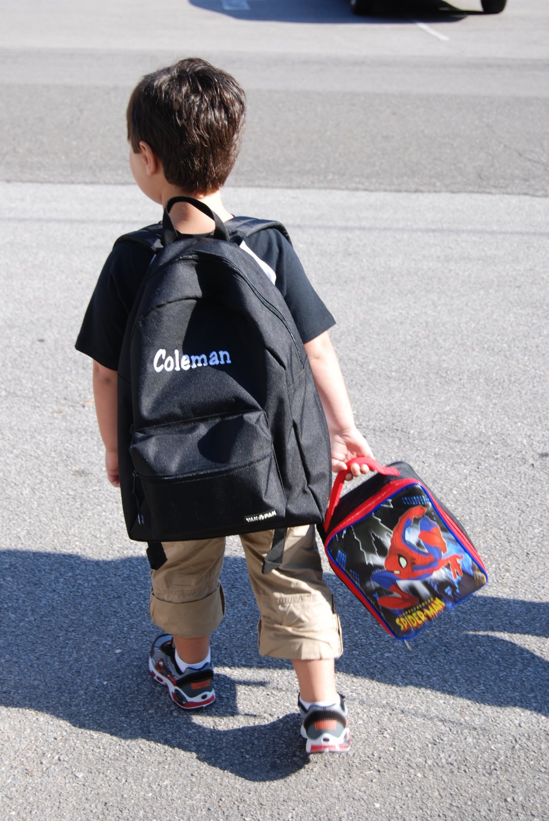 The Lantrip Family: My Big Boy Going to School!!!