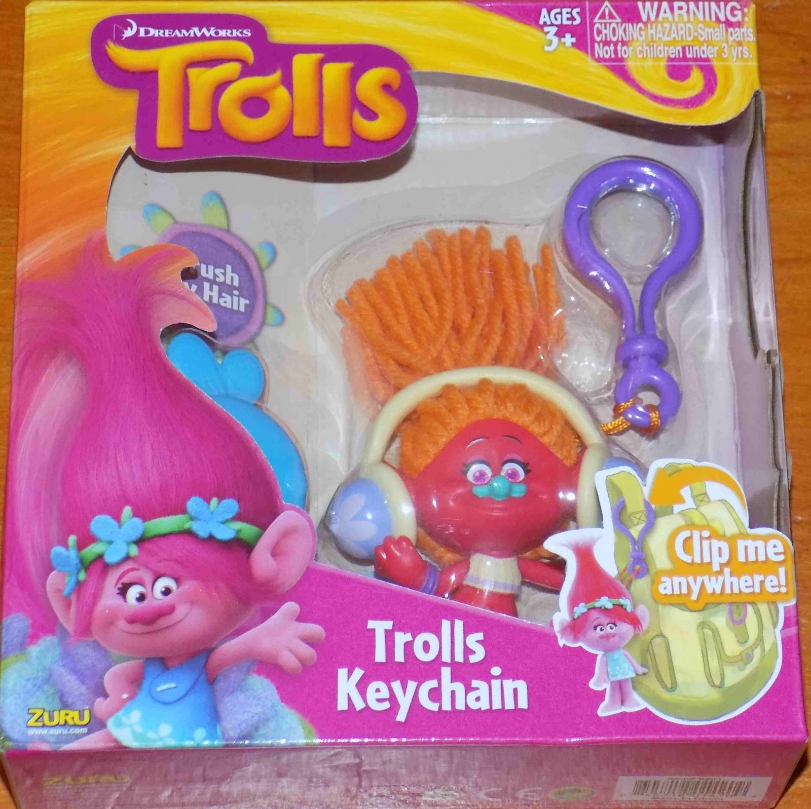 Madhouse Family Reviews: Dreamworks Trolls Keychain review