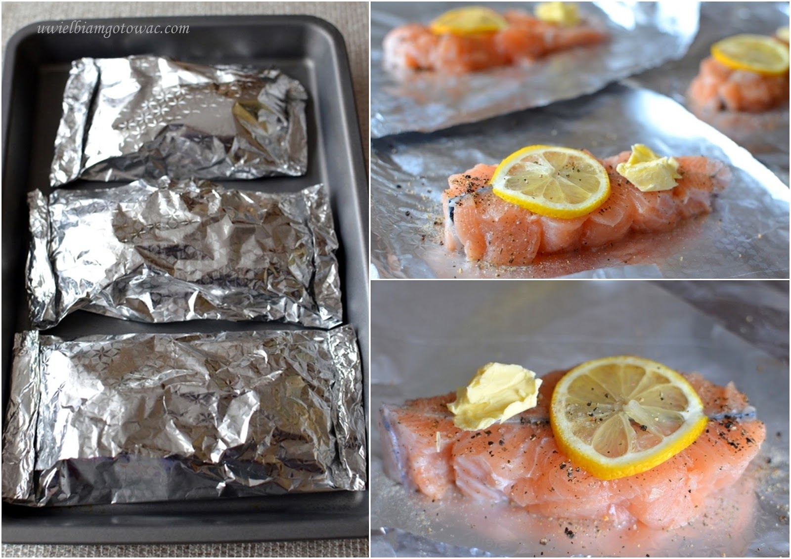 Uwielbiam gotować: Łosoś pieczony w folii