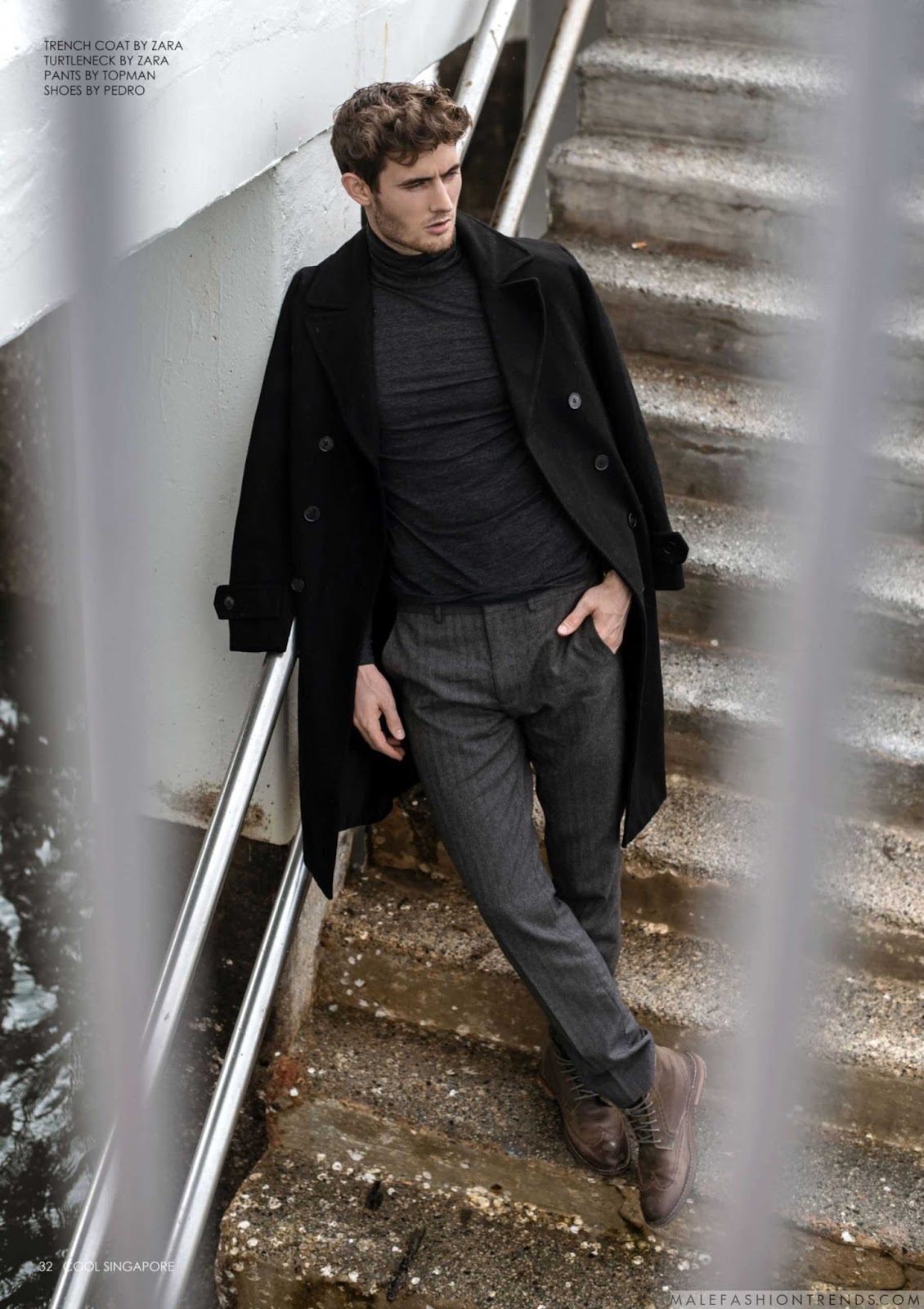 Josh Lee Knight posa en looks neutros para Cool Magazine Singapore en ...