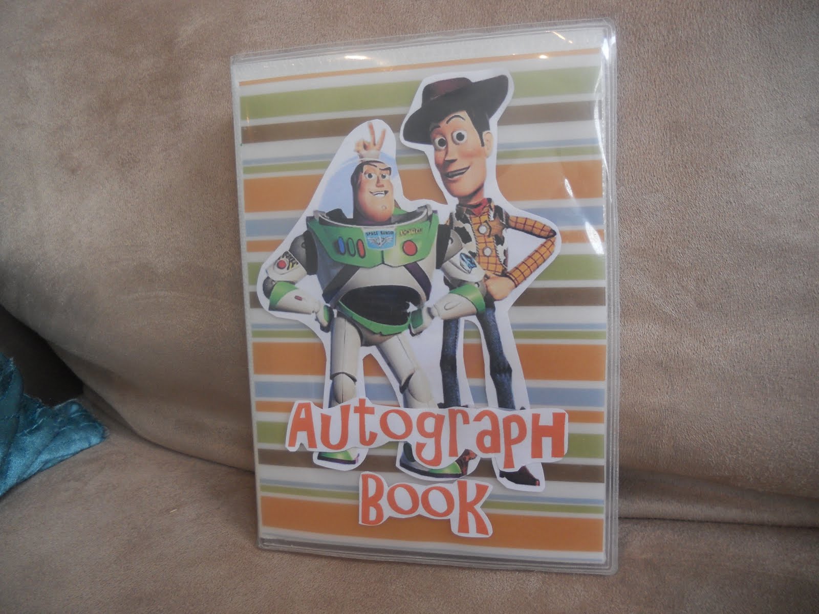 Blue Skies Ahead: Homemade autograph books for Disneyland!!