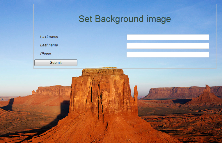SharePoint Coffee: How to set background image for infopath form view