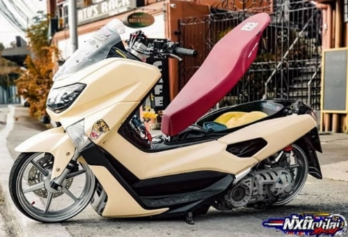 Modifikasi Nmax Hitam, Putih dan Abu Abu Terbaru 2020 - Dudungmaman07