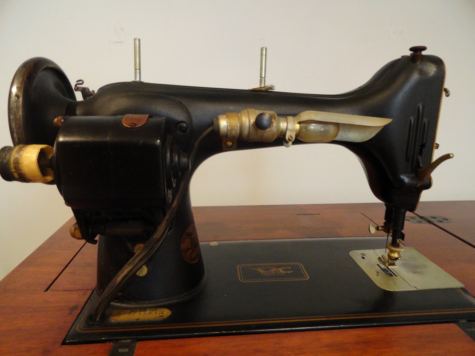 Sewing By Day: New Home Model NLR: One Dirty Machine