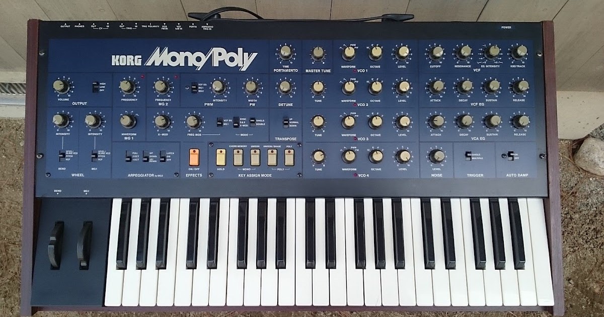 MATRIXSYNTH: KORG MONO/POLY monophonic synthesizer
