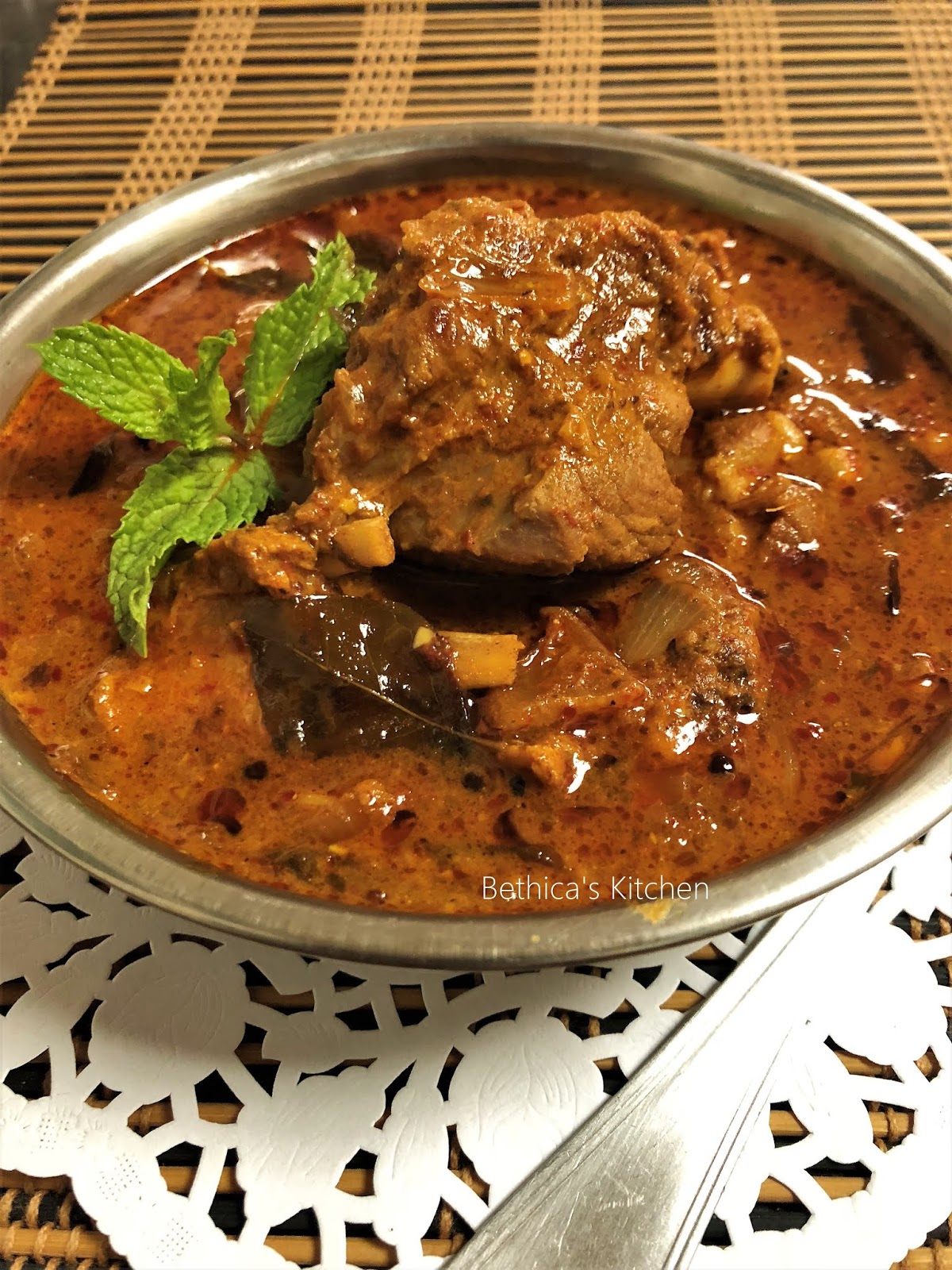 Bethica's Kitchen Flavours: Andhra Style Gongura Mutton with a twist