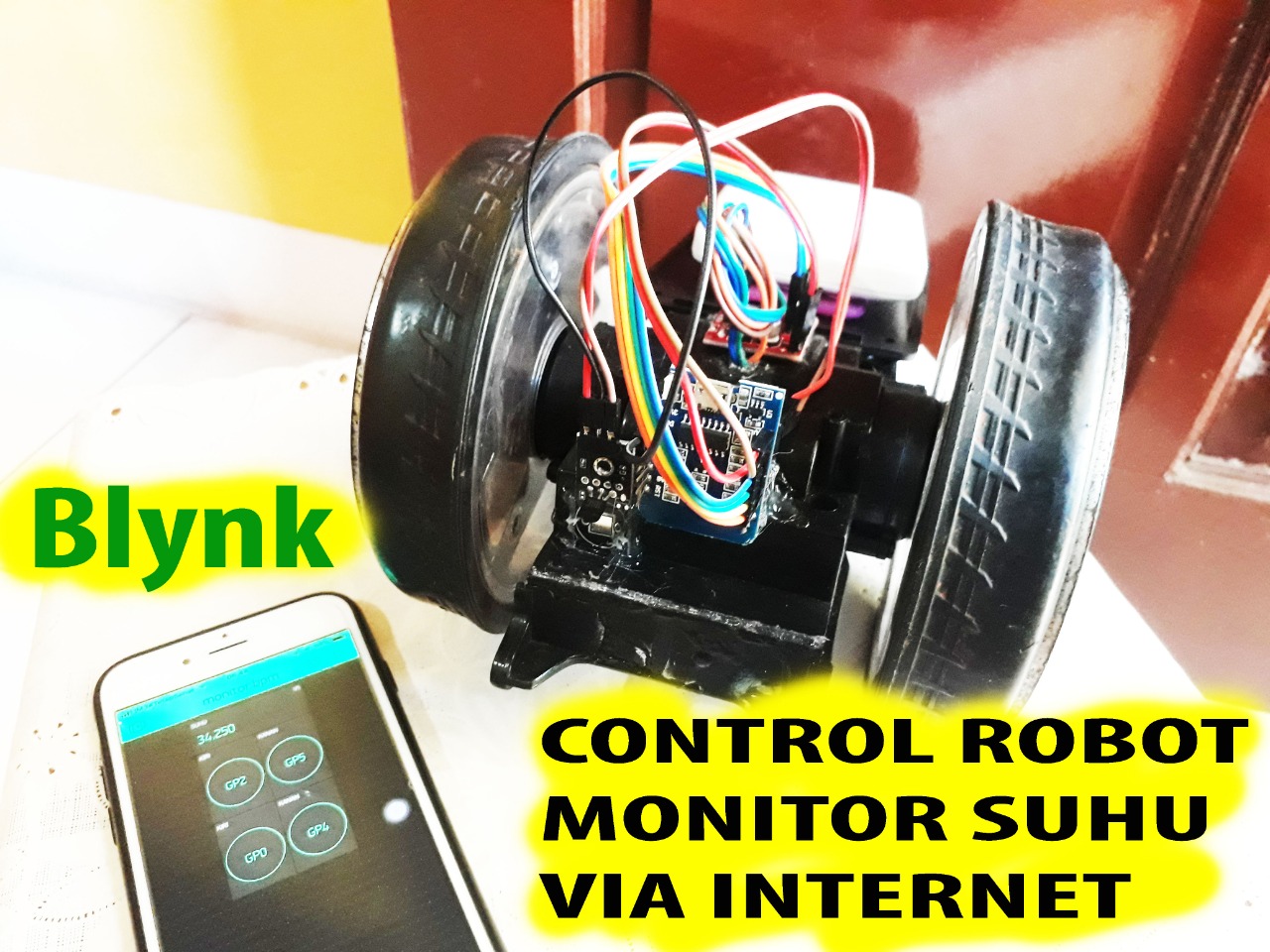 .: Control Robot & Monitor Temperature (Suhu) via Internet ONLINE ...