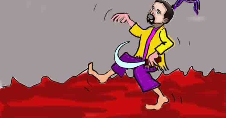 Bengalas: Indio Coleta-morada bailando y a verlas venir.