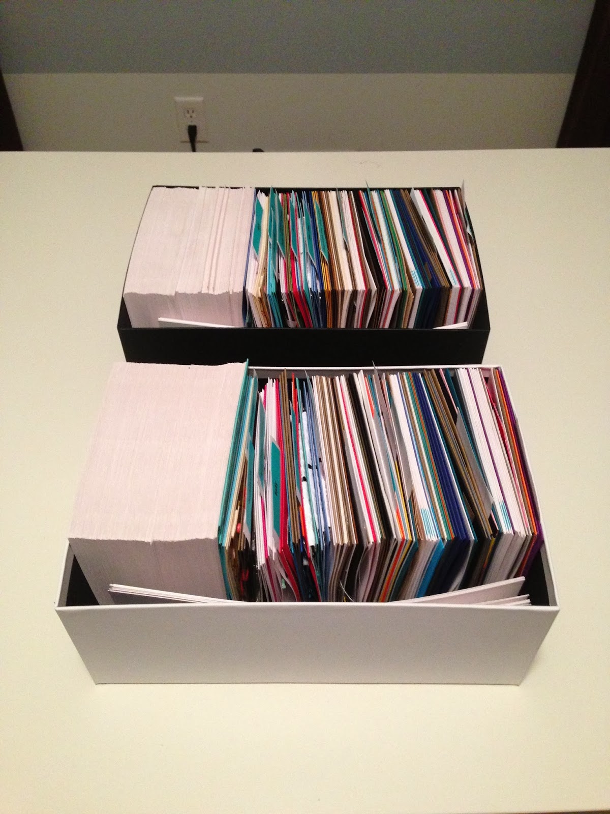 Our Hobby House: Box of Homemade Cards Gift