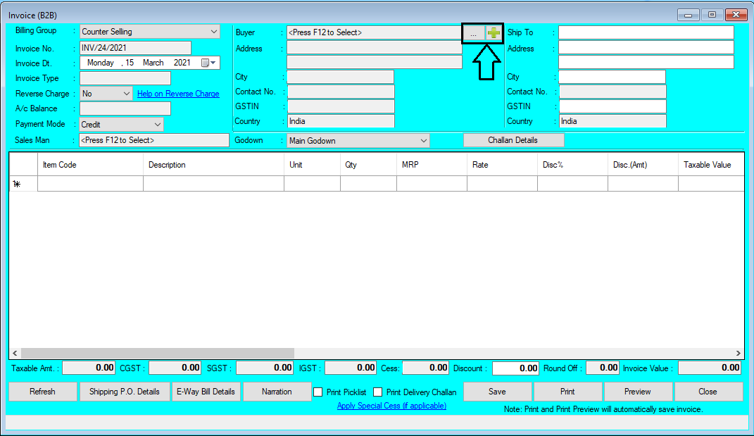 Invoice B2B Help Guide