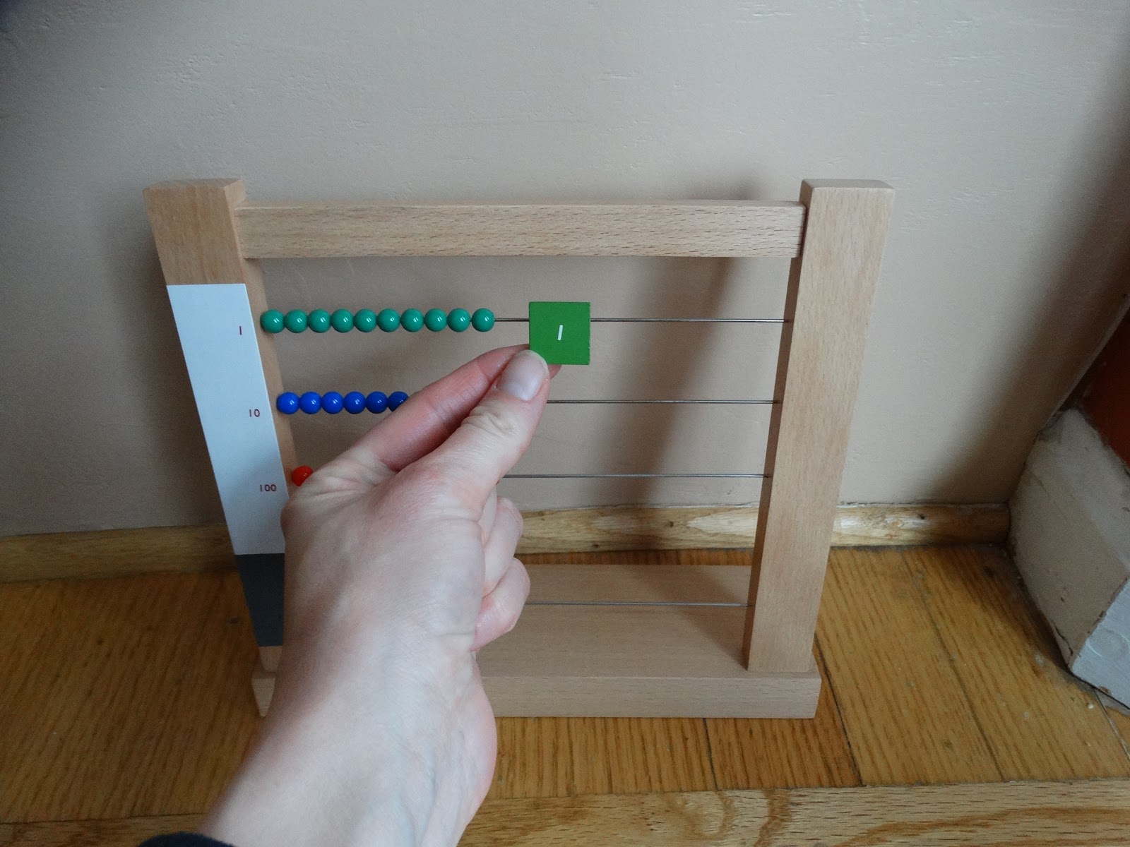 The Joys of Montessori Homeschooling: Small Bead Frame