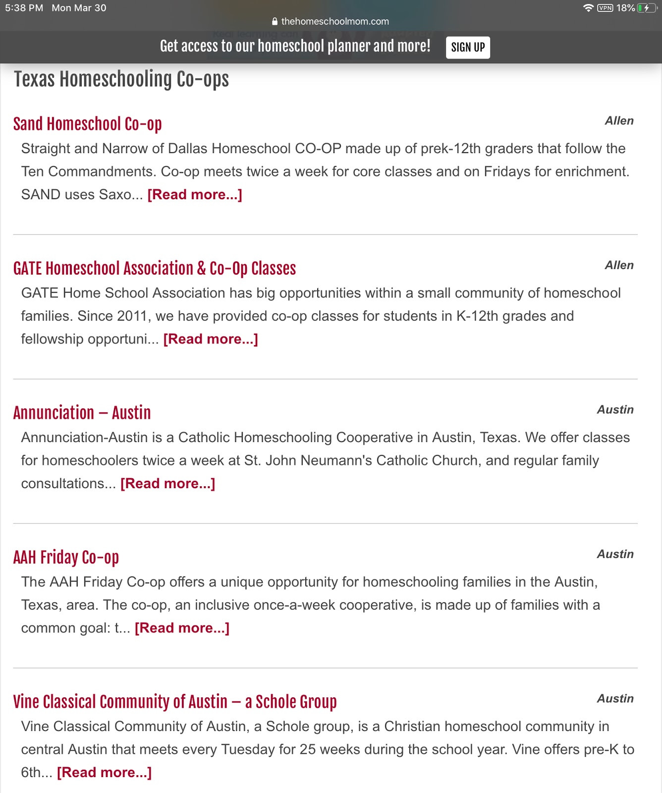 Where to Start? Homeschooling in Texas - 3 Sites 2 See