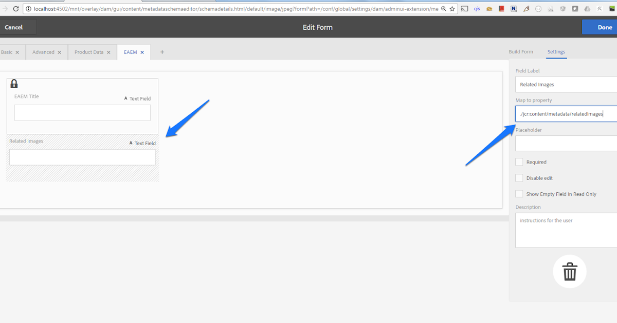 Experiencing Adobe Experience Manager Aem Cq Aem 62 Add Multifield To Assets Metadata