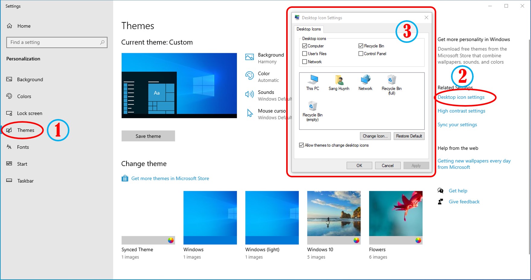 Cách tùy chỉnh các biểu tượng trên Windows - Customize Icons ...