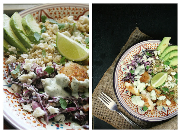 Annie à la Mode: Crispy Fish Salad with Creamy Cilantro Dressing