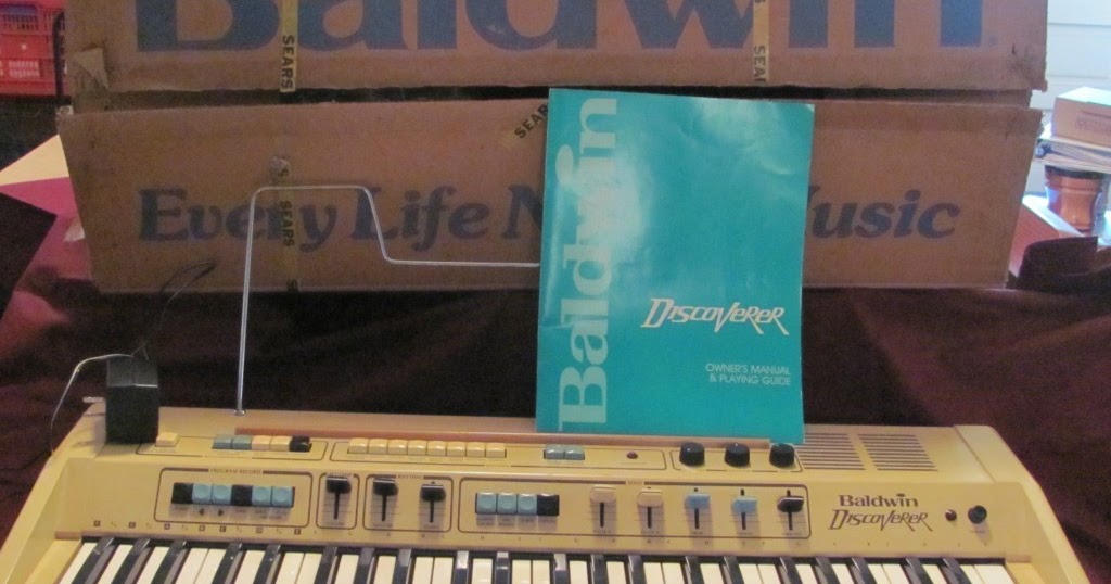 MATRIXSYNTH: Sears Baldwin Discoverer Synthesizer/Organ/Rhythm Machine ...