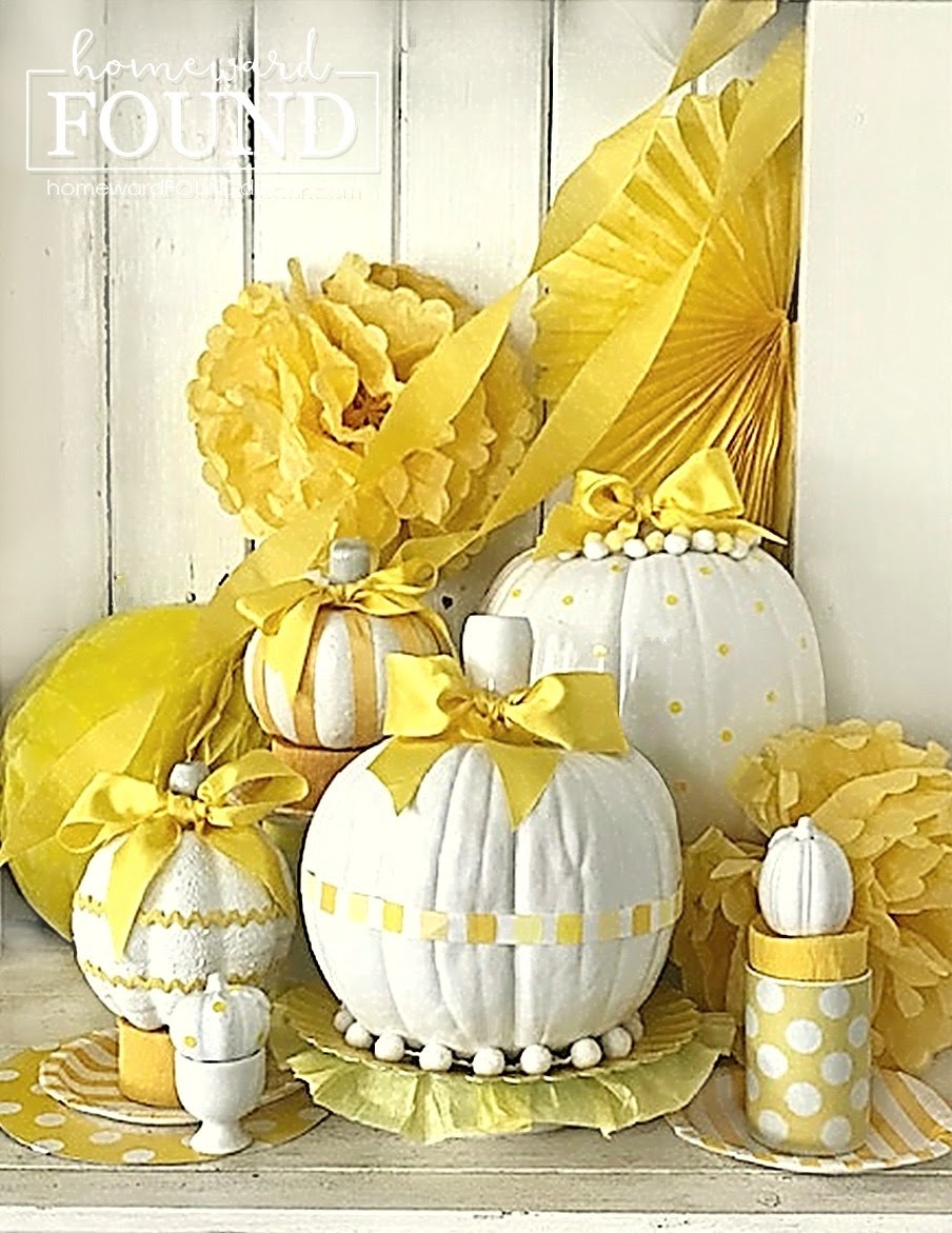 last-minute 'pumpkin party' decor homeward found decor