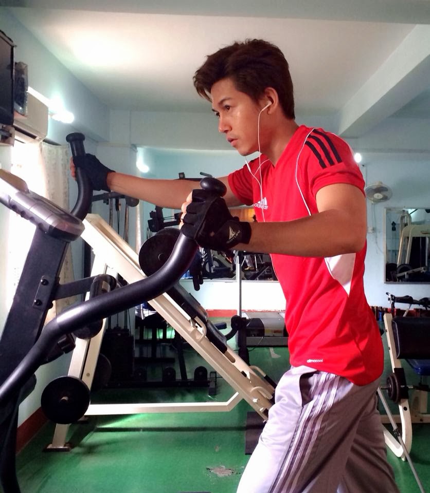 M y a n m a r H u n k s: Shirtless Nay Yan @ Creator Gym