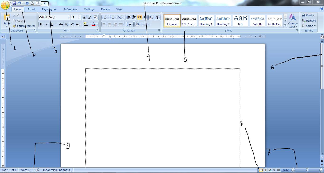 kebebasan: Mengenal Komponen Dasar Pada Ms. Word