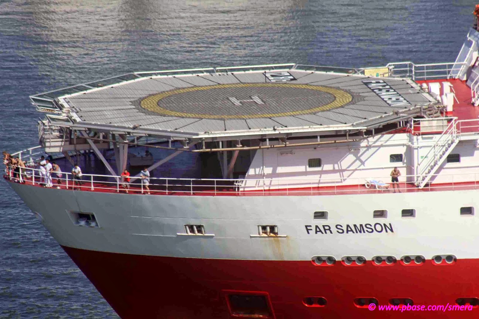Santos Shiplovers: OSV Far Samson / 2BXM3 - Imagens de ângulo superior ...