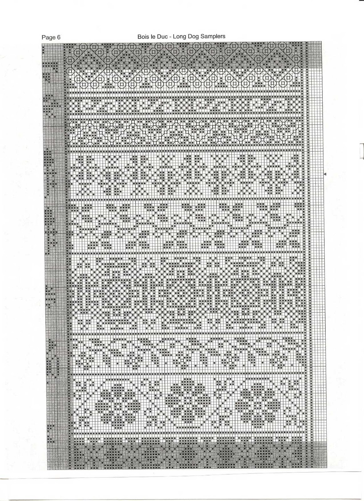 Вышивалка: "Bois le Duc" Long Dog Samplers