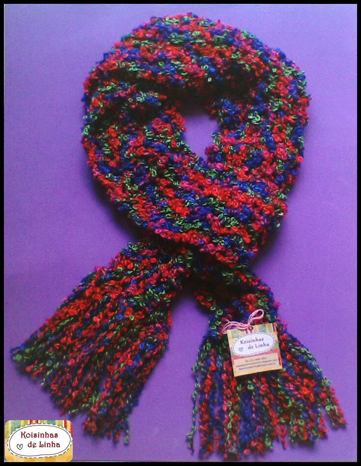 Cachecol Colorido - Koisinhas de linha