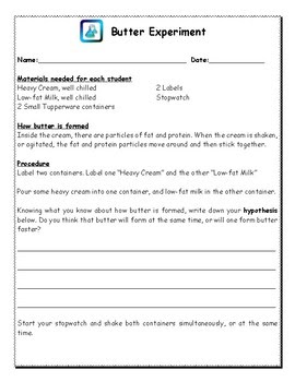 The Best of Teacher Entrepreneurs III: FREE SCIENCE LESSON - “Butter ...