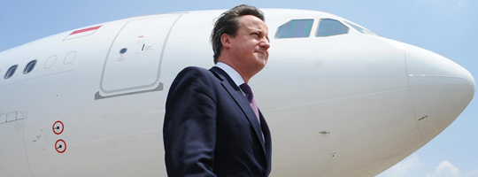 A350 XWB News: David Cameron visits Broughton facility to demonstrate ...