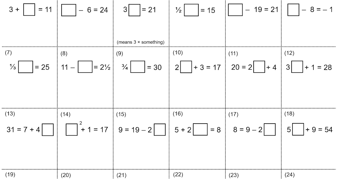 MEDIAN Don Steward mathematics teaching: algebra practice makes perfect