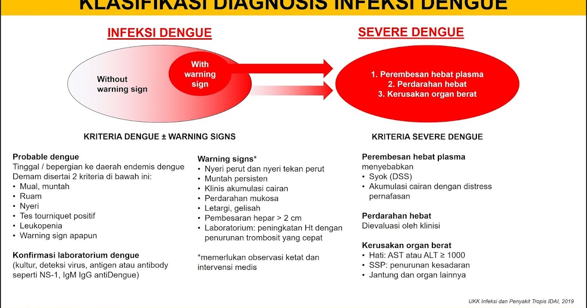 Klasifikasi Diagnosis Infeksi Dengue (IDAI, 2019)