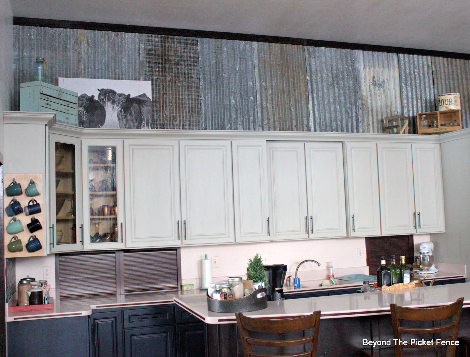 Beyond The Picket Fence: Rustic Industrial Wall