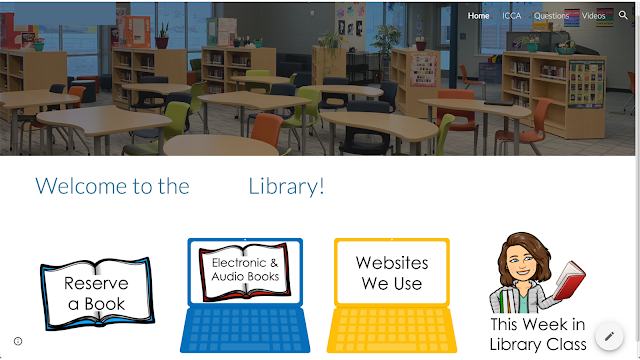 Google Sites and Google Classroom in the Library | Fifth in the Middle