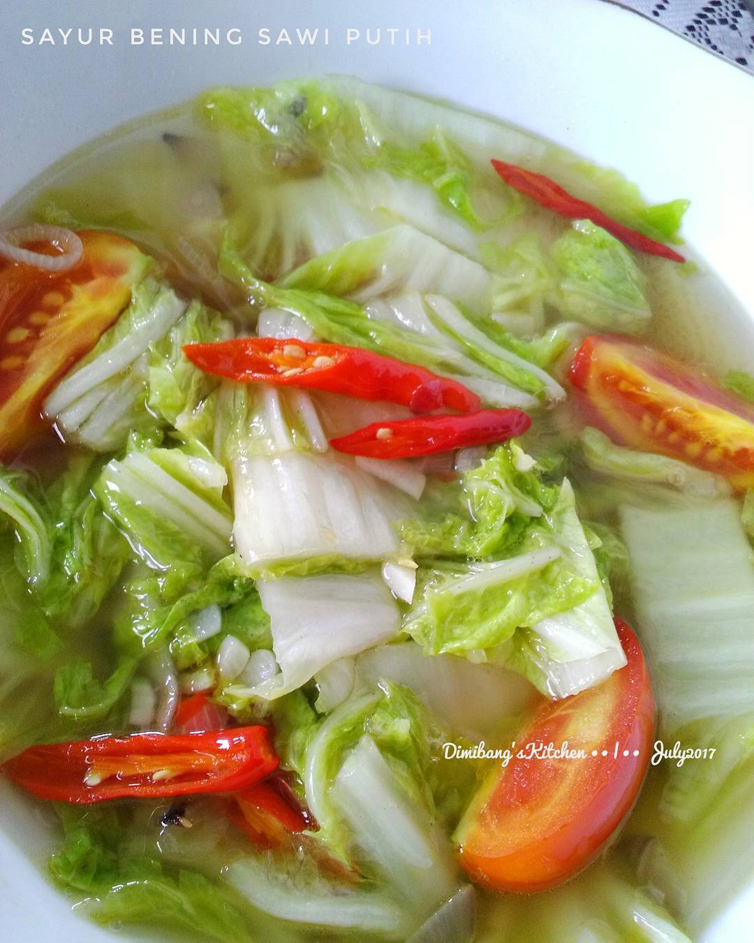 Resep Cara Membuat Sayur Bening Sawi Putih Resep Pol Enak