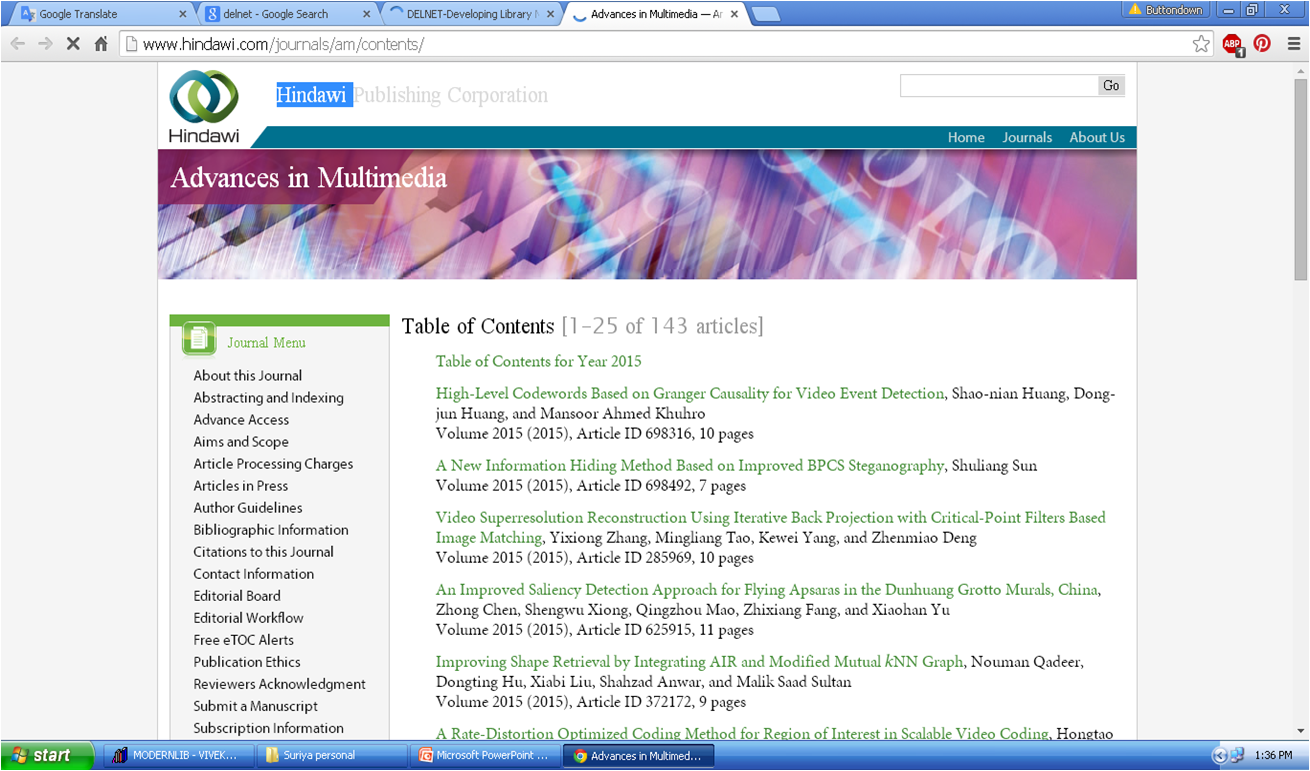 E-JOURNALS - viims library