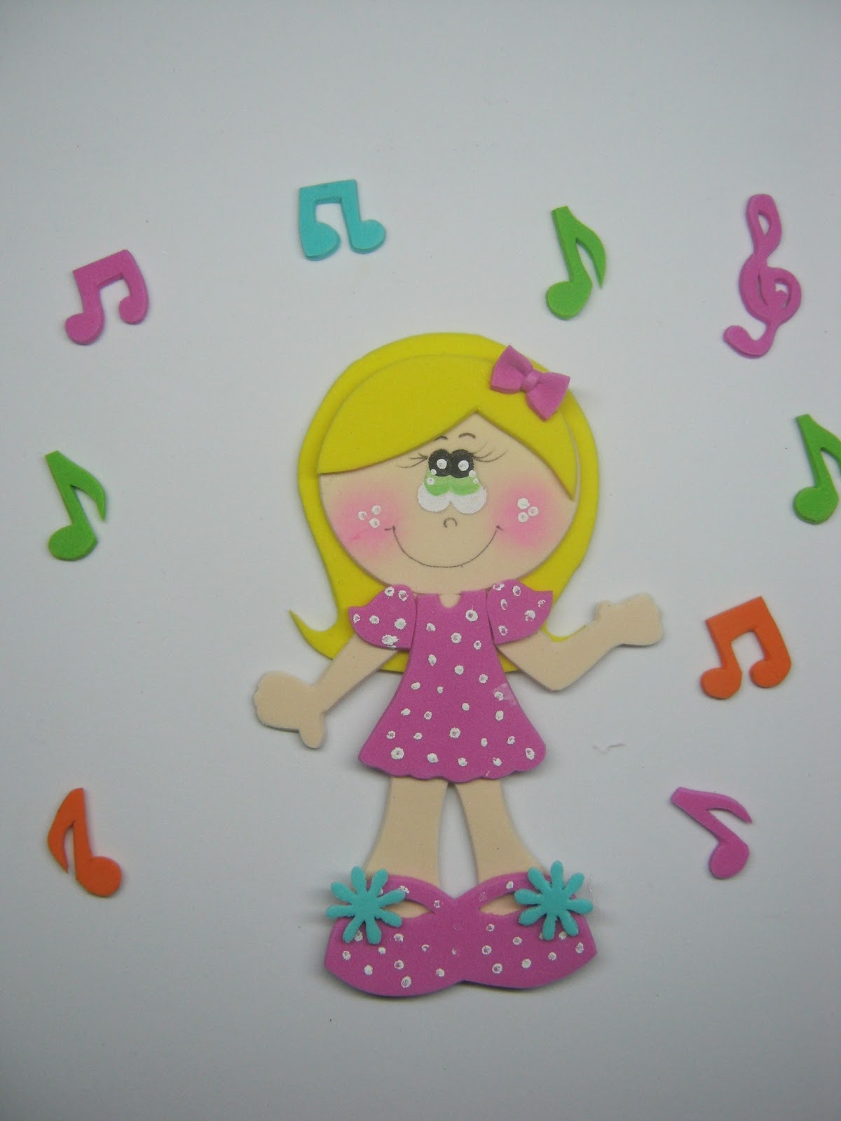 Mis Fofuchas 2013 Artfoamicol Como Hacer MuÑeca Fofucha Plana En Foamy Con Moldes Para Descargar