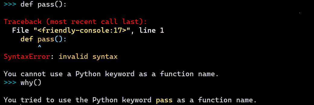 Only Python: Friendly-traceback: testing with Real Python