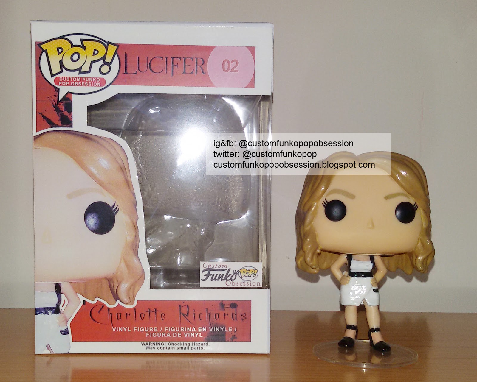 Lucifer - Charlotte Richards Custom Funko Pop