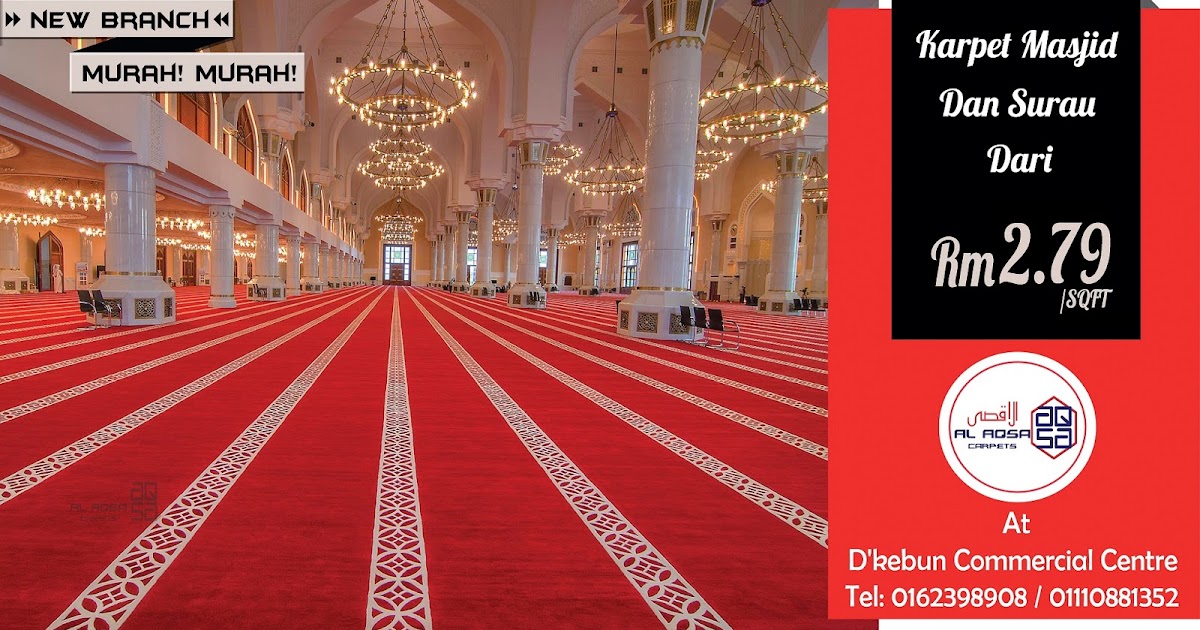 PEMBEKAL KARPET MASJID DAN SURAU DARI KILANG