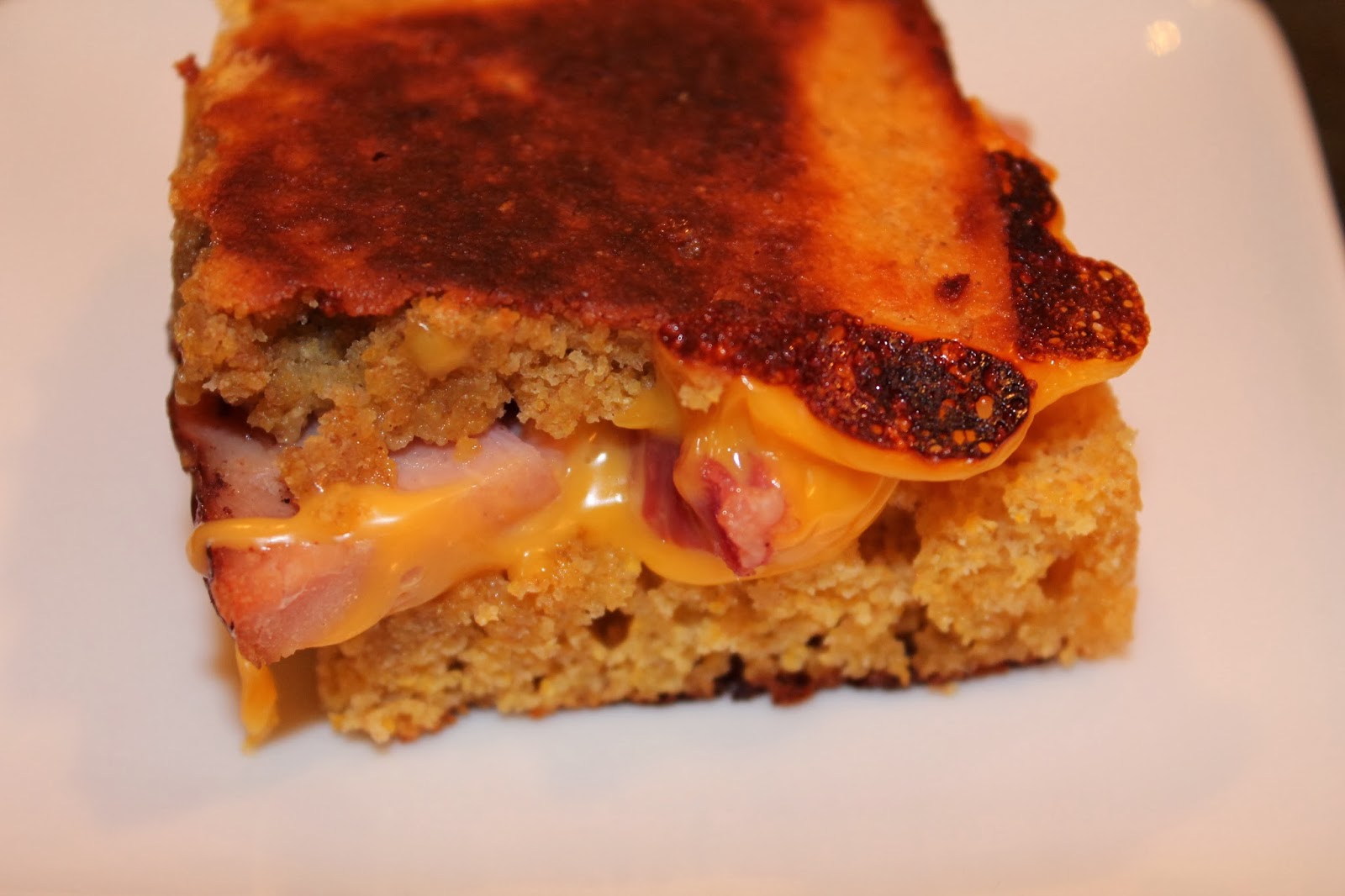 A Creatively Healthy Budget: Cornbread Ham Sandwich - What can I do ...