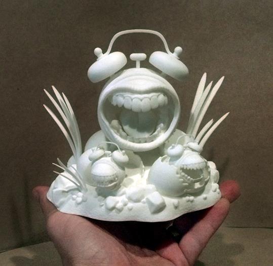 KaijuMonster: Joe Fenton 'Laughing Clock' sculpture