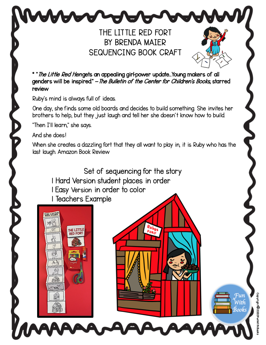 THE LITTLE RED FORT SEQUENCING ~ Book Units by Lynn